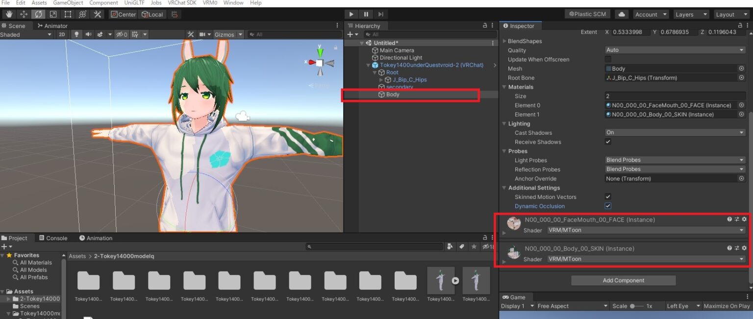 【Unity/VRChat】Vroid VRM→Quest対応→目や眉毛の「海苔/パンダ/イモト」を直す方法 | ネット衆善奉行